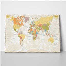 ΠΙΝΑΚΑΣ DETAILED POLITICAL WORLD MAP STICKY - HAS.gr